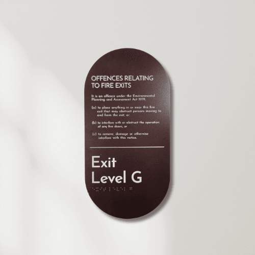 Custom Braille Tactile Signs – SIGNLINK PTY LIMITED