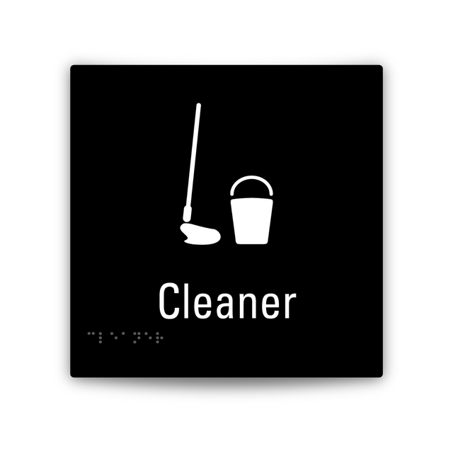 Aluminium Cleaner Signs – SIGNLINK PTY LIMITED