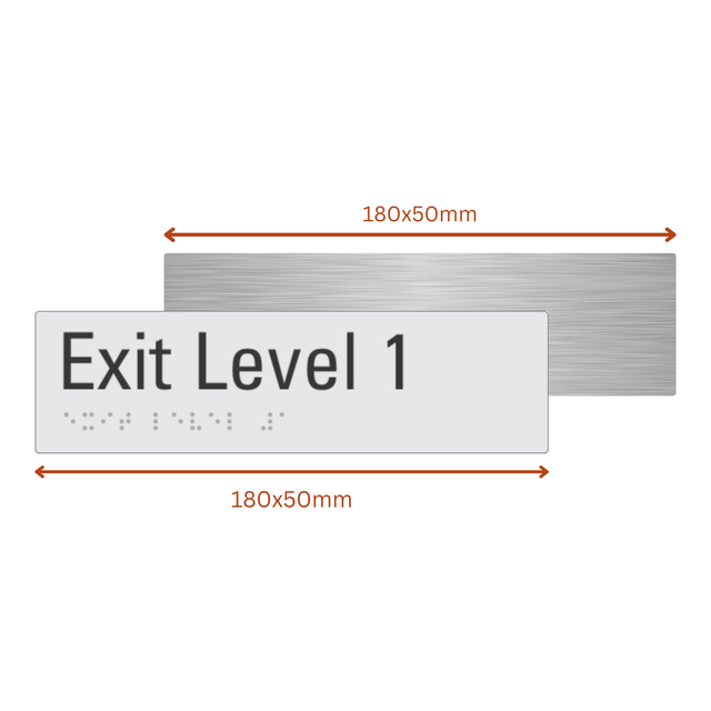 Exit Sign Level 1 – SIGNLINK PTY LIMITED