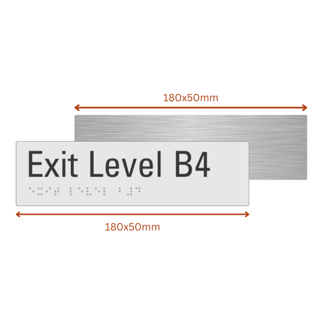 Exit Sign Level B4 – SIGNLINK PTY LIMITED