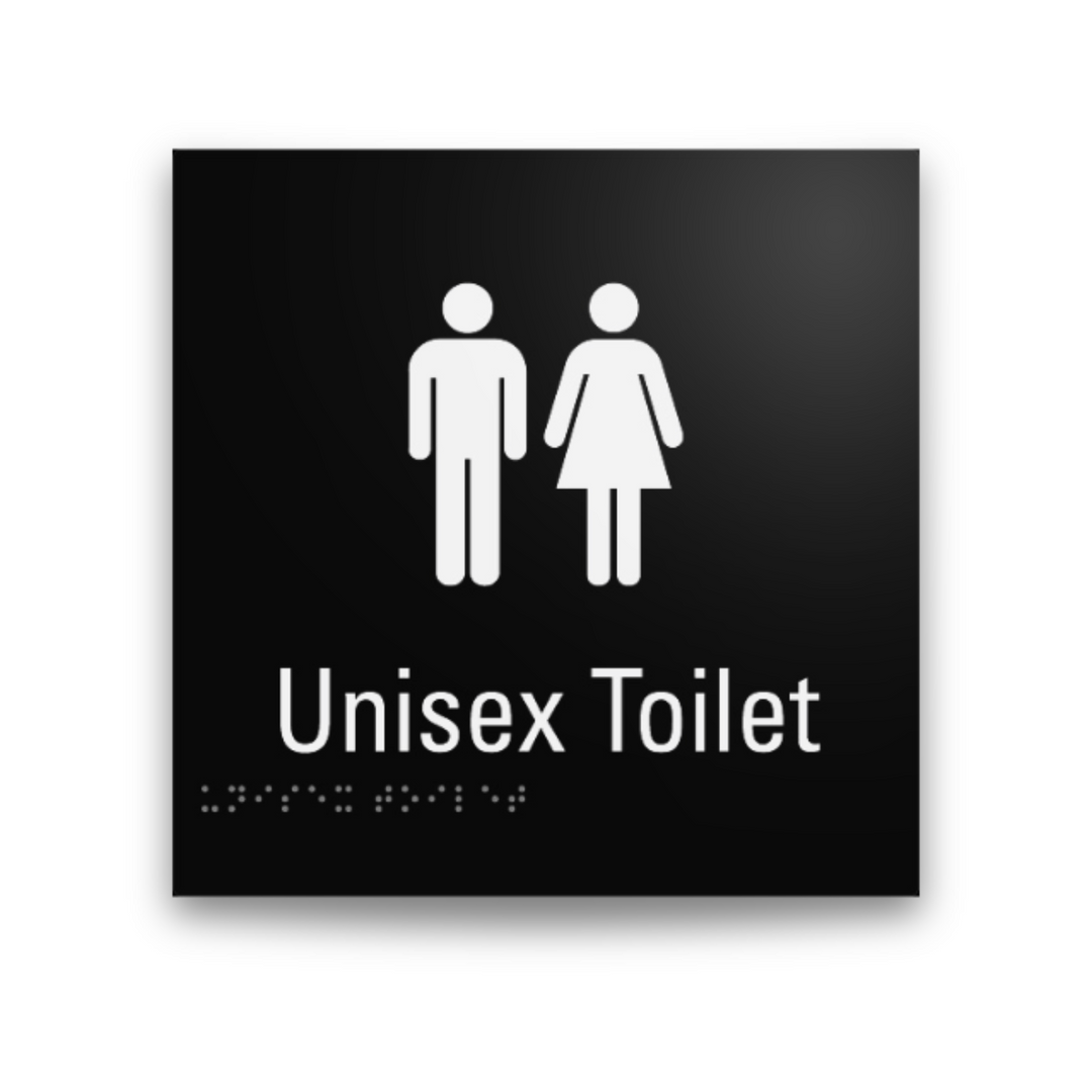 Aluminium Unisex Toilet Signs – SIGNLINK PTY LIMITED